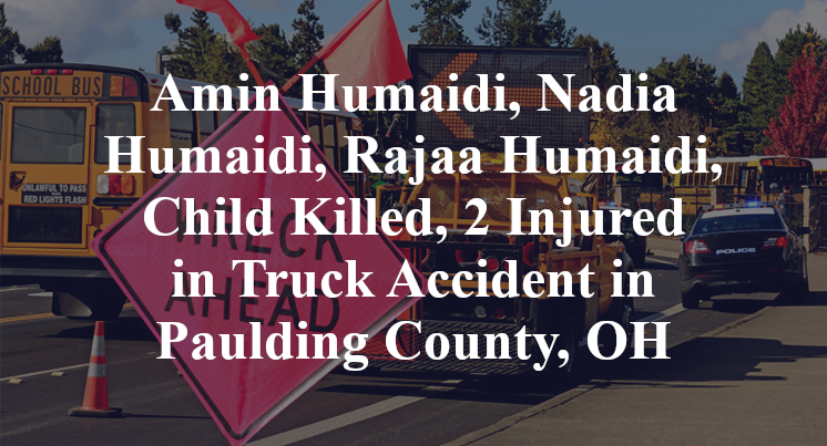 Amin Humaidi, Nadia Humaidi, Rajaa Humaidi, Child Killed, 2 Injured in ...