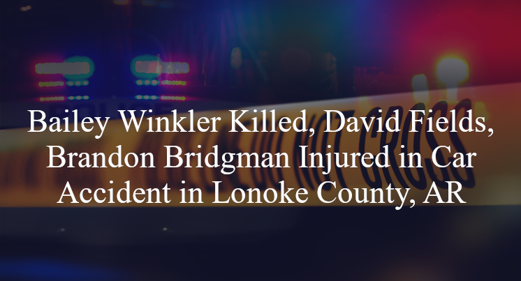 Bailey Winkler Killed, David Fields, Brandon Bridgman Injured in Car ...