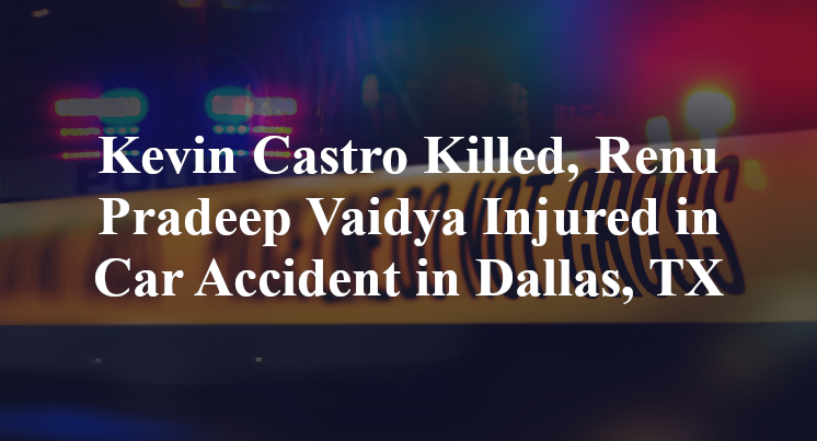 Kevin Castro Killed, Renu Pradeep Vaidya Injured in Car Accident in ...